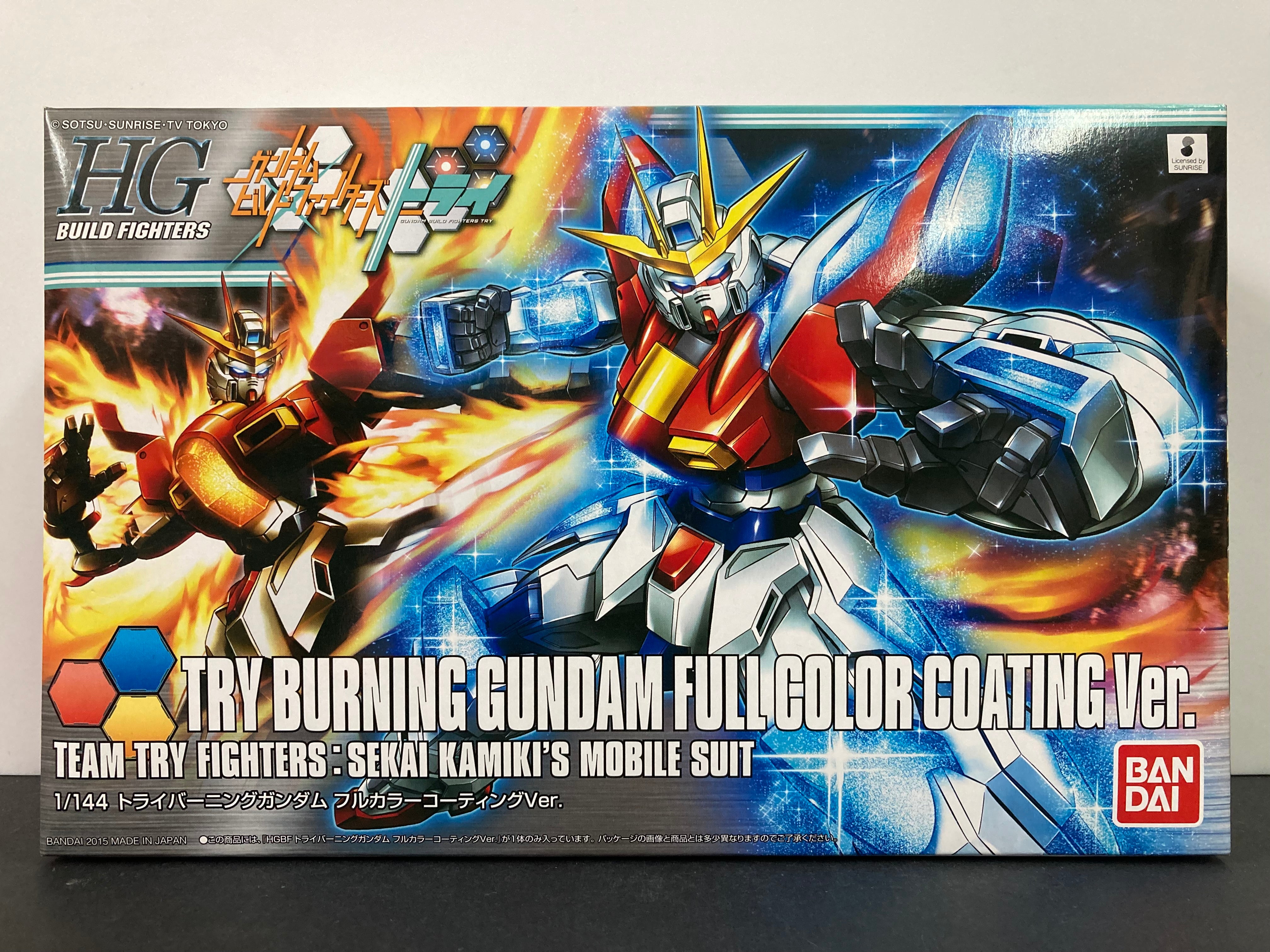 HGBF 1/144 TBG-011B Try Burning Gundam Full Color Coating Version Team