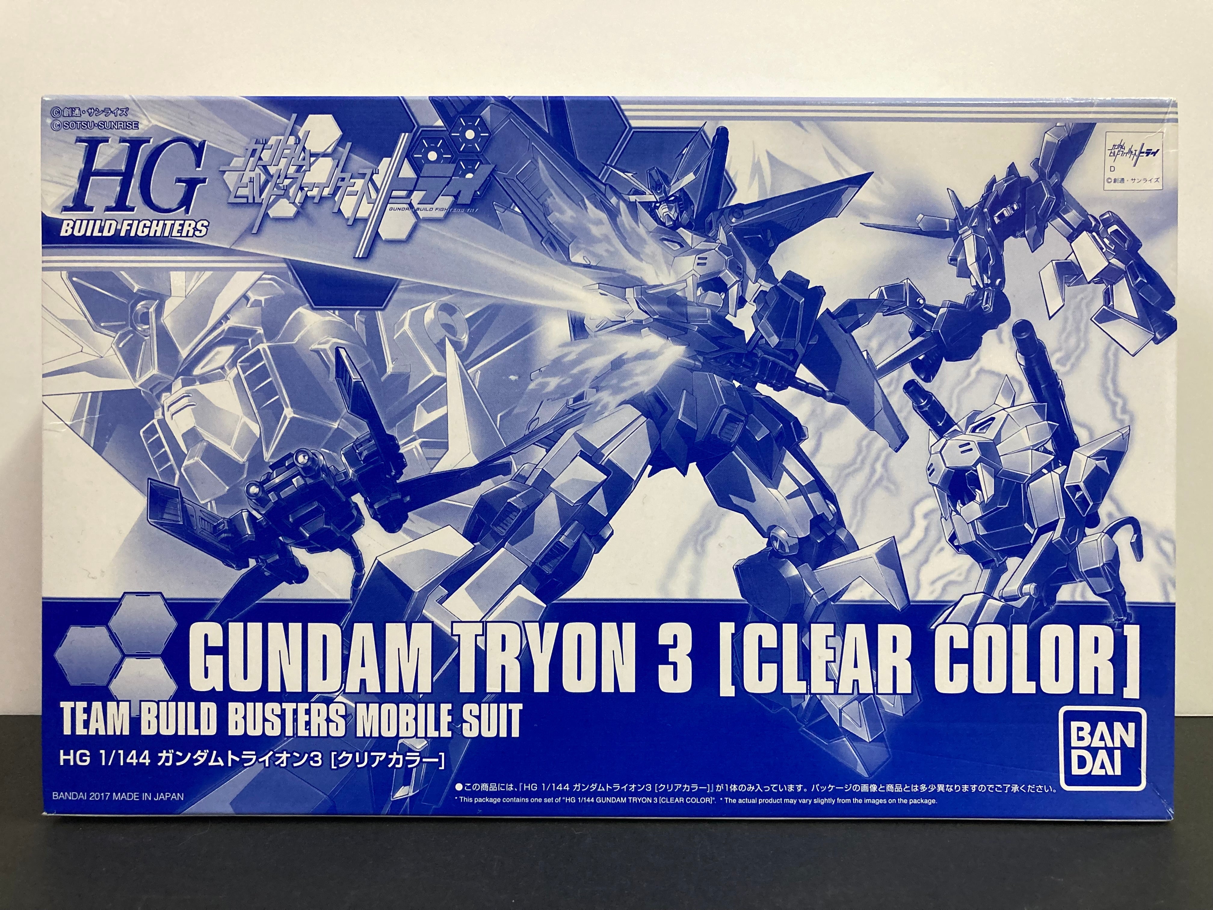 HGBF 1/144 Gundam Tryon 3 [Clear Color Version] Team Build Busters Mob