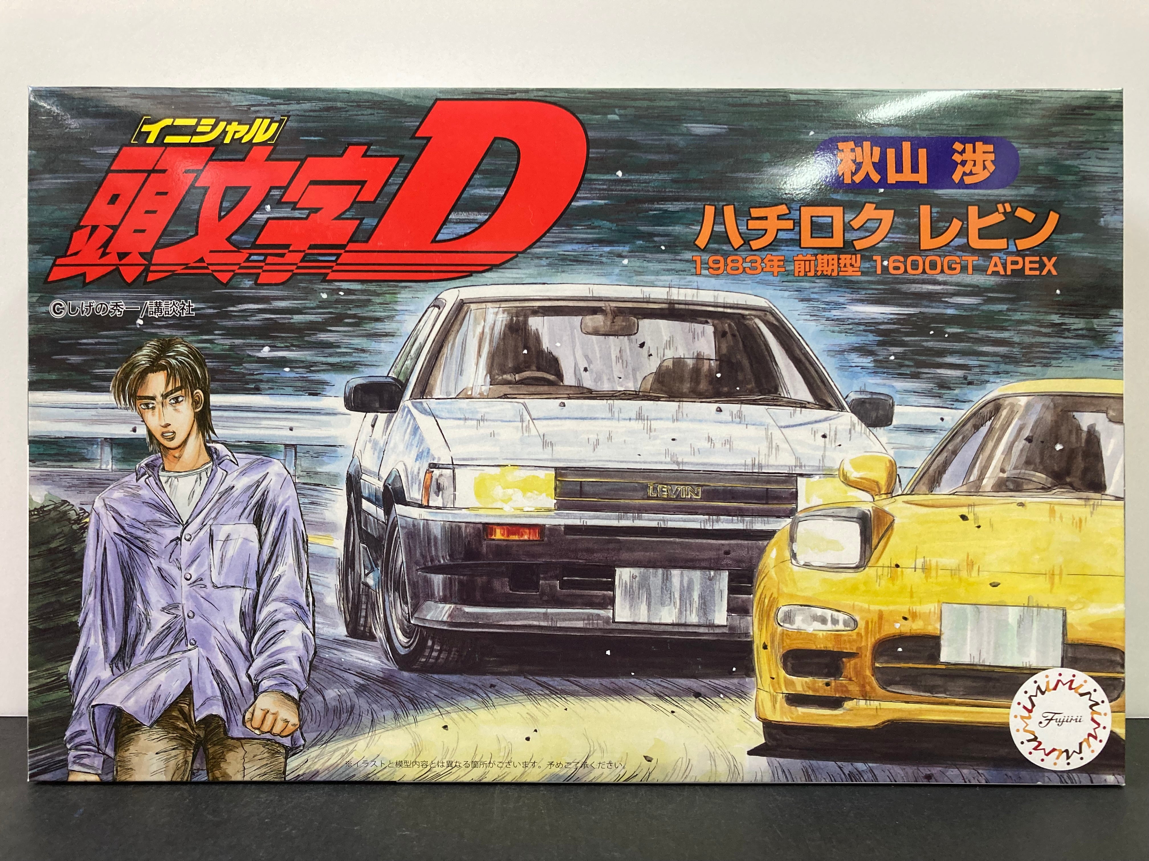 Initial D No. 6 Toyota Corolla Levin GT-Apex AE86 Zenki Early Spec Ver
