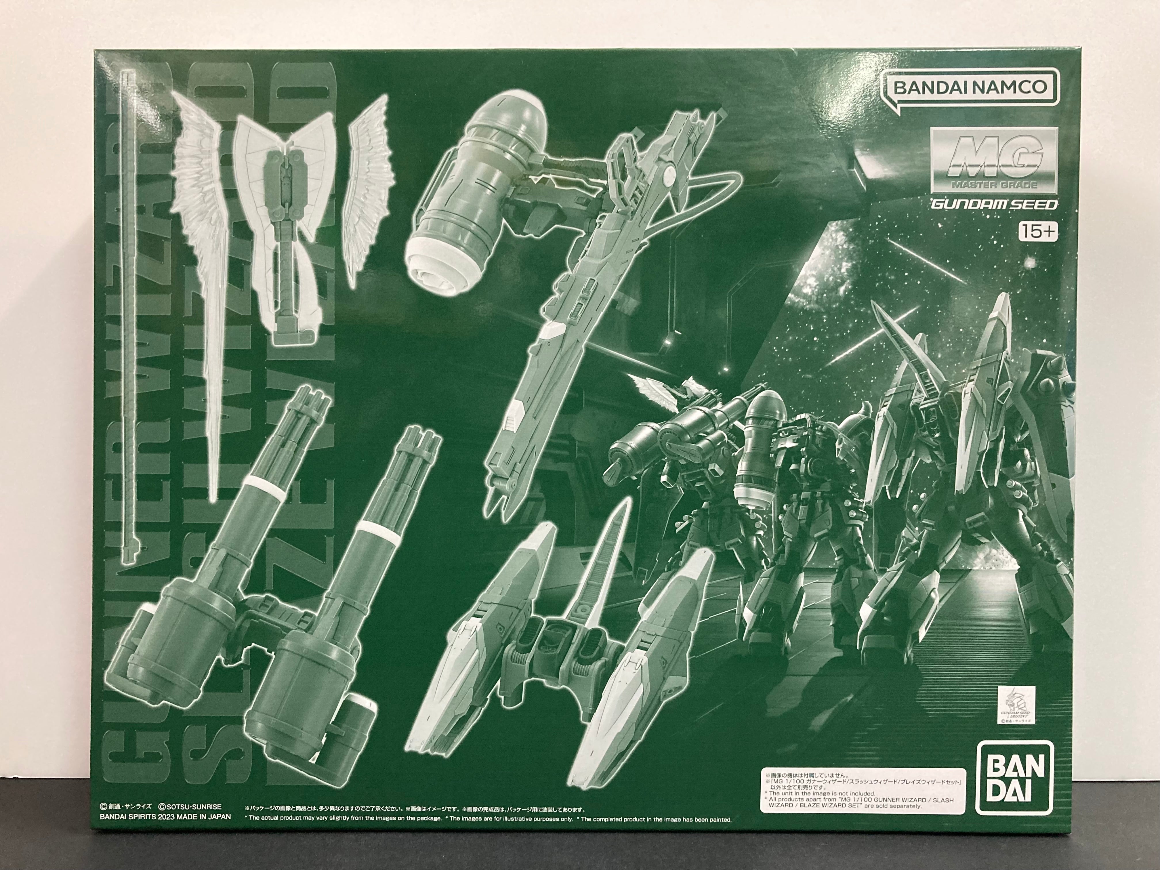 MG 1/100 Gunner Wizard / Slash Wizard / Blaze Wizard Set