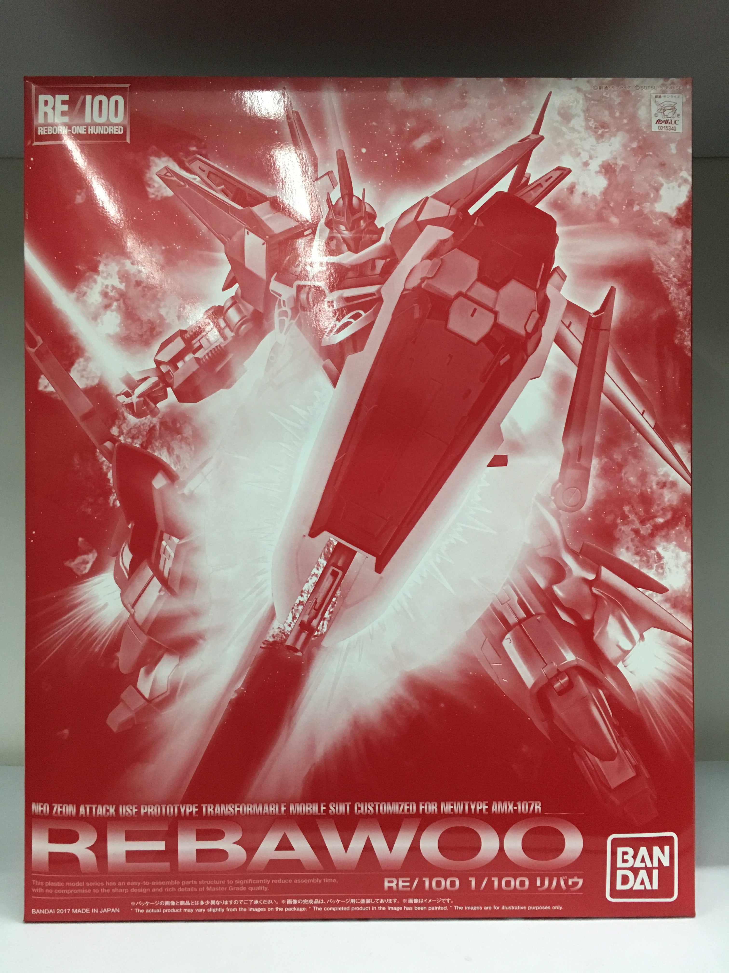 RE 1/100 Rebawoo Neo Zeon Attack Use Prototype Transformable Mobile Su