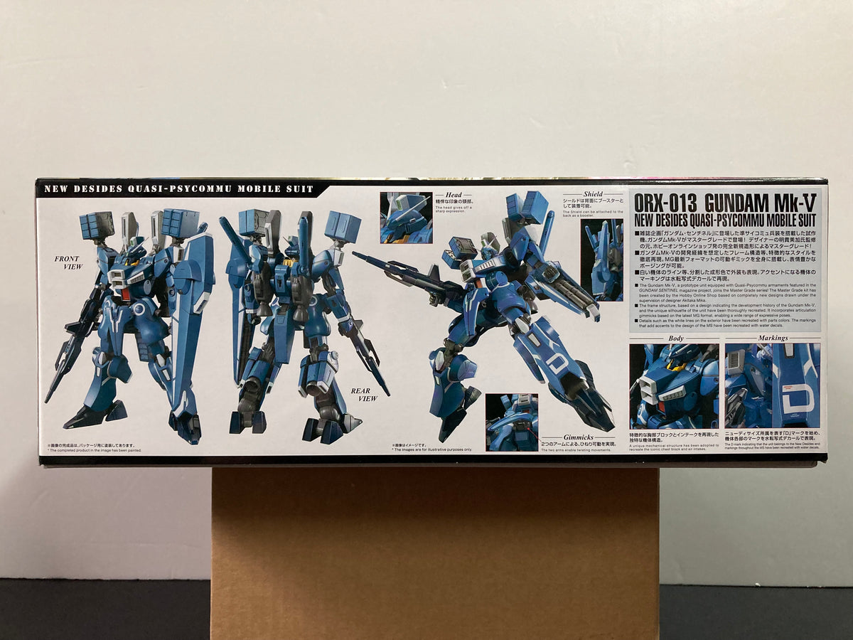 MG 1/100 ORX-013 Gundam Mk-V New Desides Quasi-Psycommu MG 1/100 ORX-013 Gundam Mk-V New Desides Quasi-Psycommu