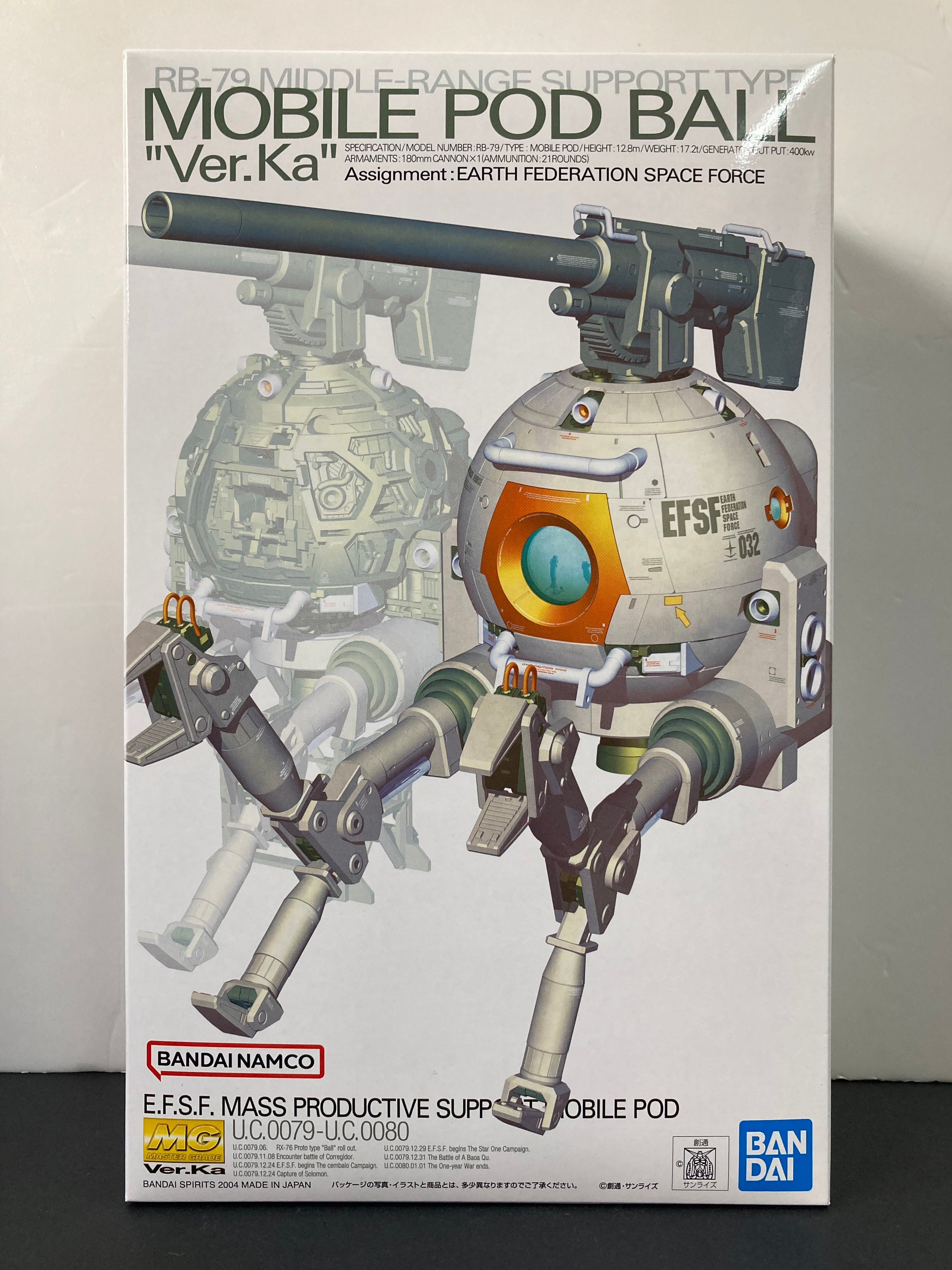 MG 1/100 RB-79 Middle-Range Support Type Mobile Pod Ball E.F.S.F. Mass