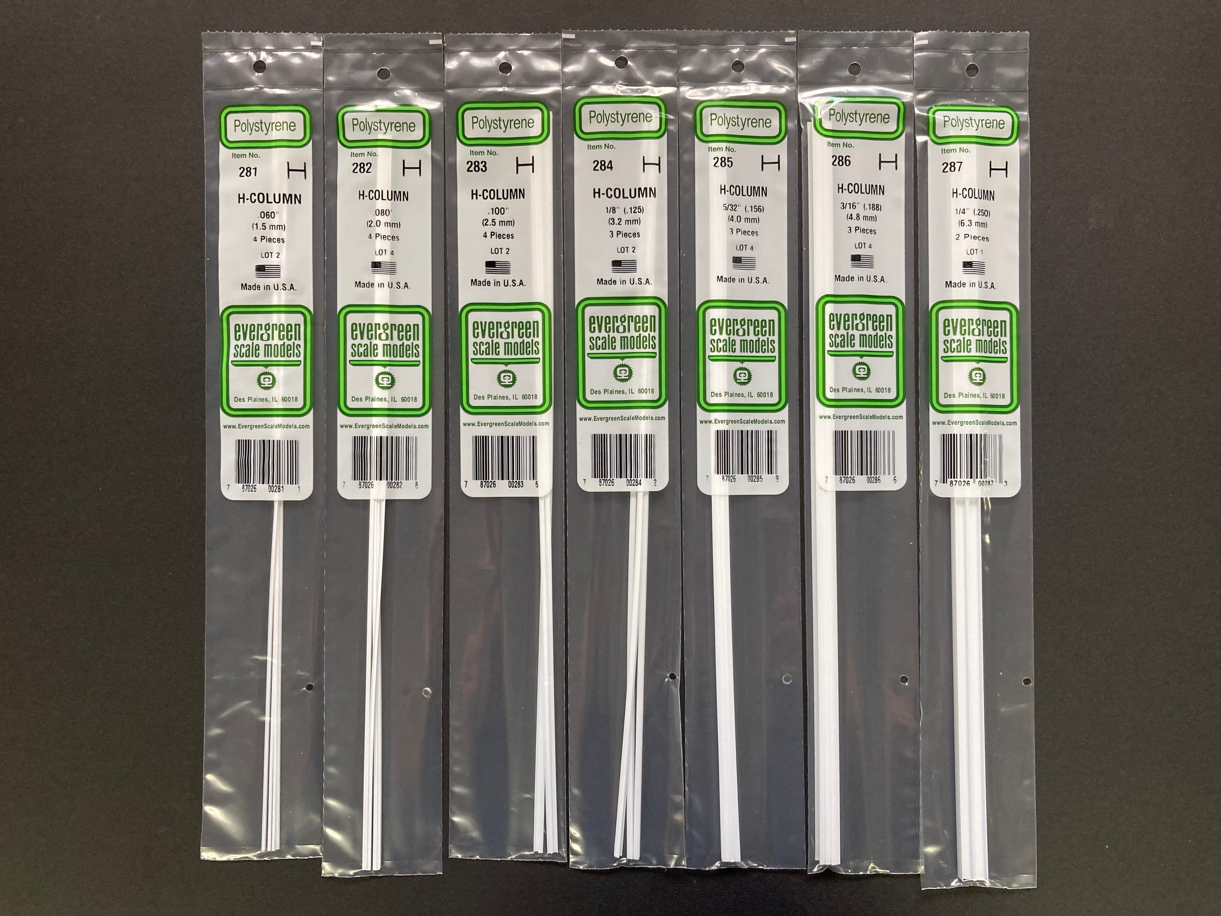 35 cm Opaque White Polystyrene H Columns 聚苯乙烯H字型槽條