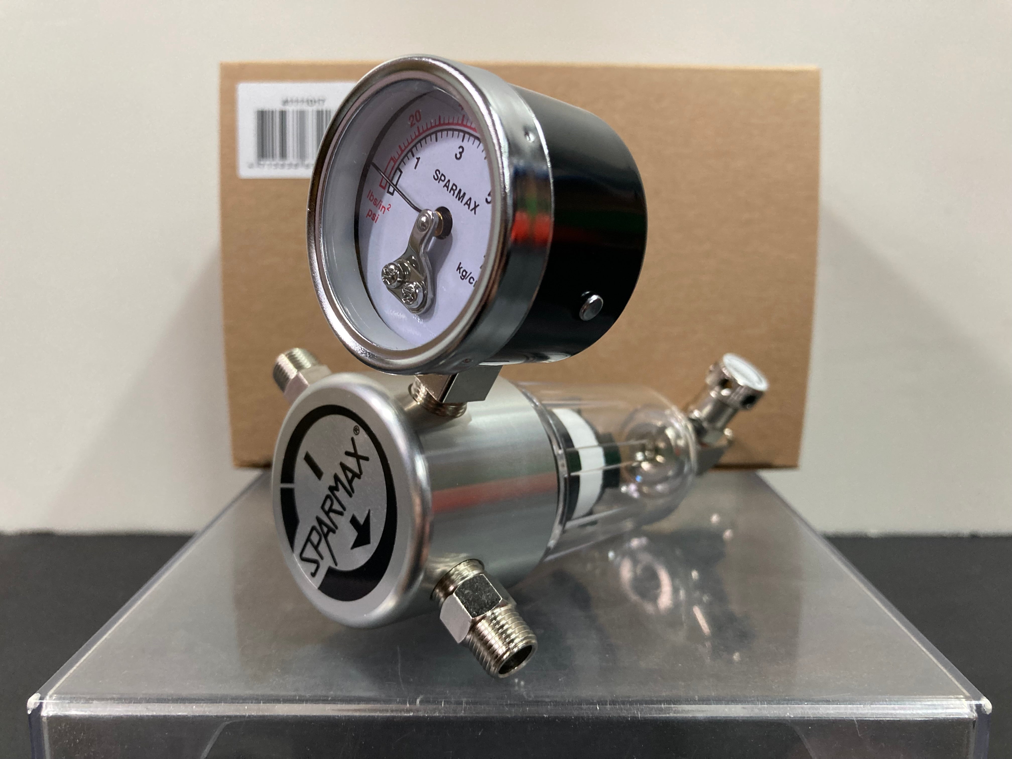 Streamline Moisture Filter with Pressure Gauge Assy. 1/8" MFGS8