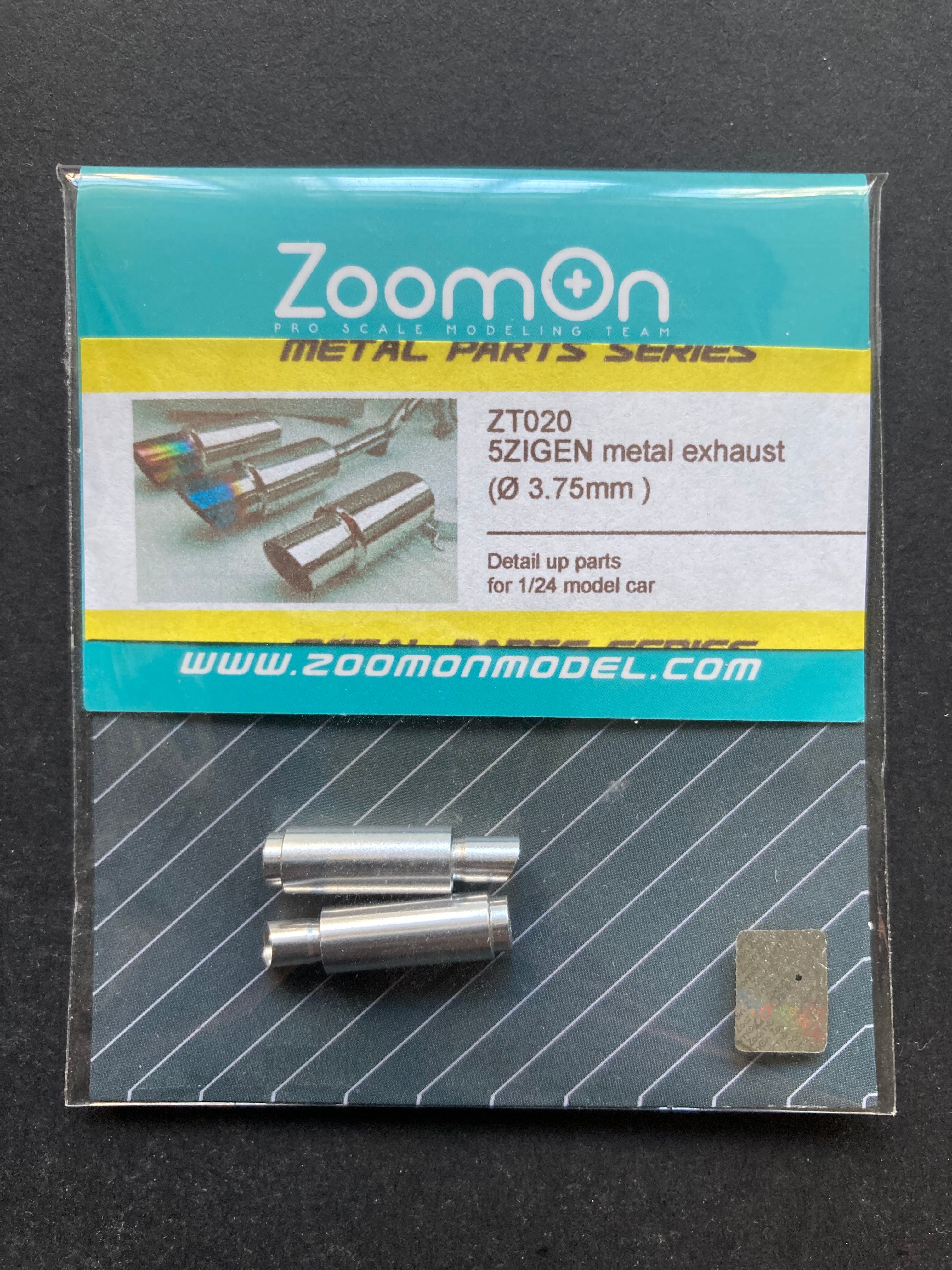 5Zigen Pro Racer A Spec Metal Exhaust Pipe (Slash Cut) ZT020
